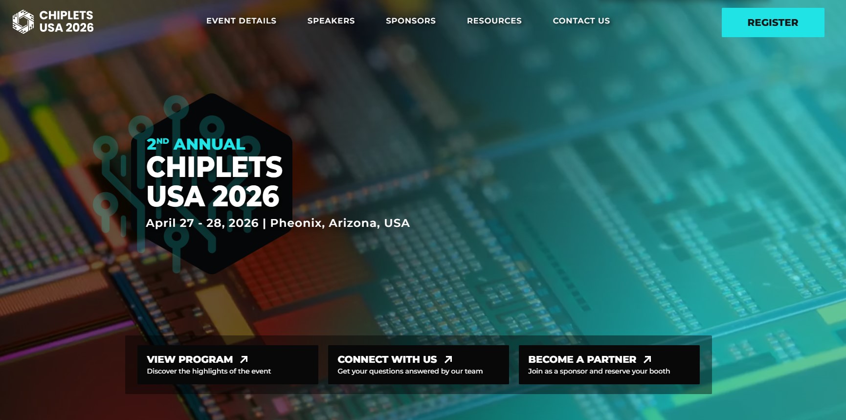 Learn about Chiplet Ecosystem at CHIPLETS USA 2026